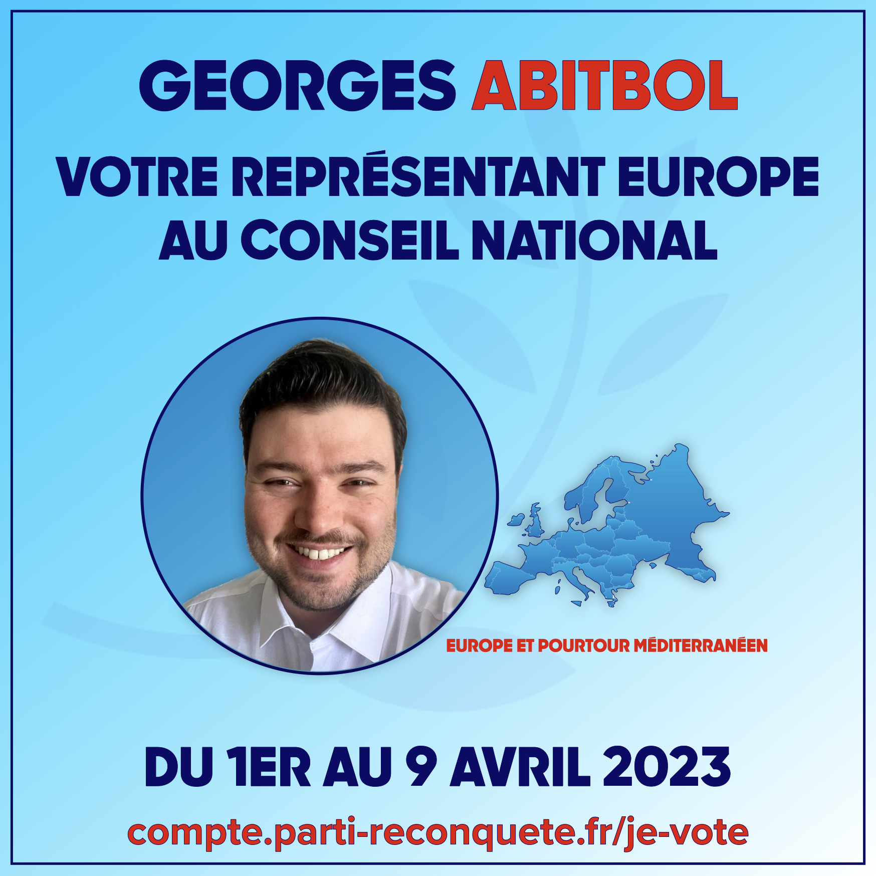 Reconquête : Rencontre avec Georges Abitbol, candidat “FDE Europe ...